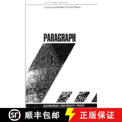 【3-4周达】Practices of Hybridity: Paragraph Volume 18 Number 1 [9780748606382]