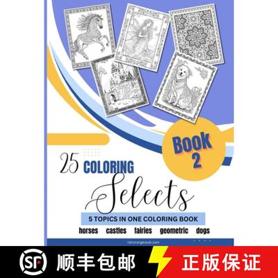 【3-4周达】25 Coloring Selects Book 2 [9781088254301]