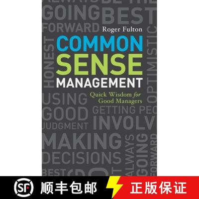 【3-4周达】Common Sense Management: Quick Wisdoms for Good Managers [9781580089838]