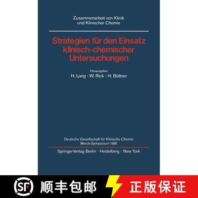 【3-4周达】Strategien für den Einsatz klinisch-chemischer Untersuchungen : Deutsche Gesellschaft fü... [9783540115311]