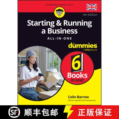 【3-4周达】Starting & Running a Business All-in-One For Dummi es, 4th Edition (UK Edition) [9781394201655]