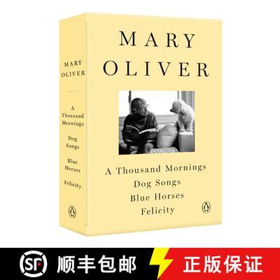 【3-4周达】A Mary Oliver Collection: A Thousand Mornings, Dog Songs, Blue Horses, and Felicity [9780593297131]