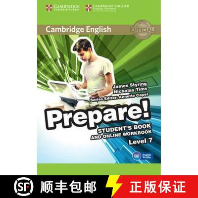 【3-4周达】Cambridge English Prepare! Level 7 Student's Book and Online Workbook: - Cambridge English... [9781107498013]