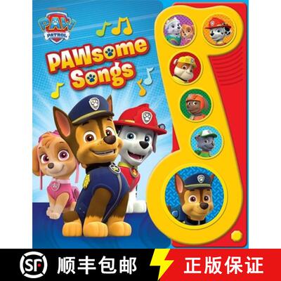 【3-4周达】Nickelodeon PAW Patrol: PAWsome Songs Sound Book [9781503705203]
