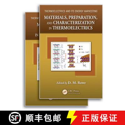【3-4周达】精装 Thermoelectrics and Its Energy Harvesting, 2-Volume Set [9781439840412]