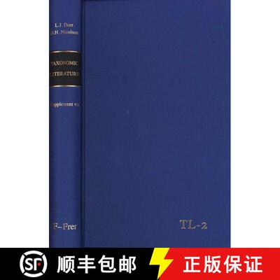 预订 精装 Taxonomic Literature: Supplement VII (Authors F-Frer) [9783906166650]