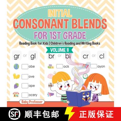 【3-4周达】Initial Consonant Blends for 1st Grade Volume II - Reading Book for Kids | Children's Read... [9798869441577]