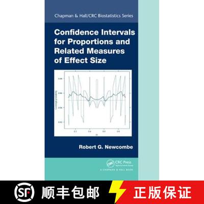 【3-4周达】精装 Confidence Intervals for Proportions and Related Measures of Effect Size [9781439812785]