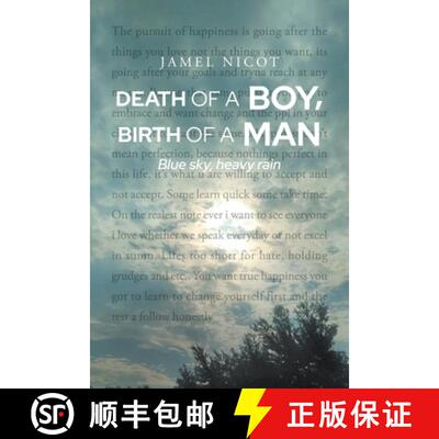 【3-4周达】Death of a Boy, Birth of a Man : Blue sky, heavy rain [9781684987337]