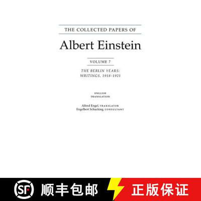 【3-4周达】Collected Papers of Albert Einstein, Volume 7 (English): The Berlin Years: Writings, 1918-... [9780691057187]