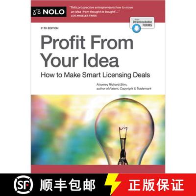 【3-4周达】Profit from Your Idea: How to Make Smart Licensing Deals [9781413331196]