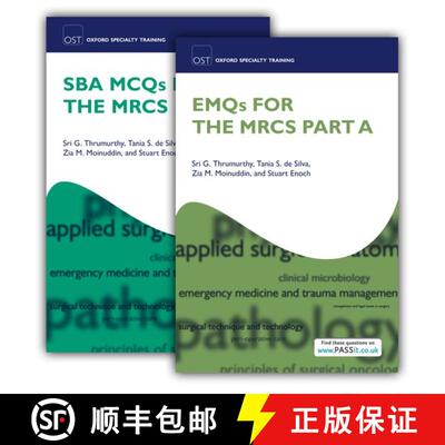 【3-4周达】SBA MCQs and EMQs for the MRCS Part A Pack [9780199645626]