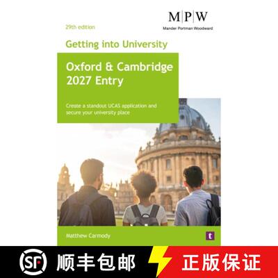 【3-4周达】Getting into University: Oxford and Cambridge 2027 Entry: Create a Standout UCAS Applicati... [9781911724896]