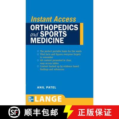 【3-4周达】LANGE Instant Access Orthopedics and Sports Medicine: Orthopedics and Sports Medicine [9780071490092]