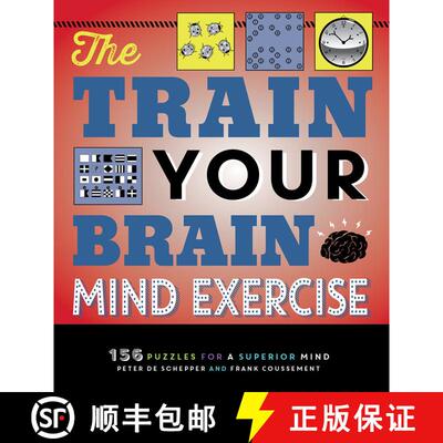 【3-4周达】The Train Your Brain Mind Exercise: 156 Puzzles for a Superior Mind [9781623545369]