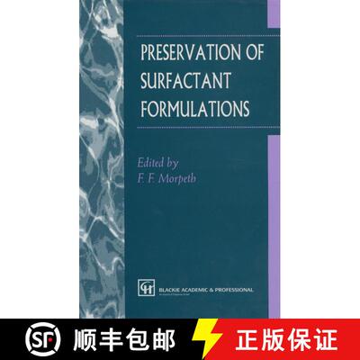 【3-4周达】Preservation of Surfactant Formulations [9789401042727]