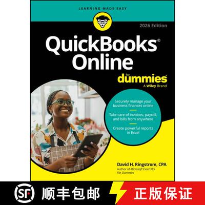 【3-4周达】QuickBooks Online For Dummies, 2026 Edition [9781394367177]