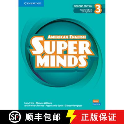 预订 Super Minds Level 3 Teacher' Book with Digital Pack American English [9781108920926]