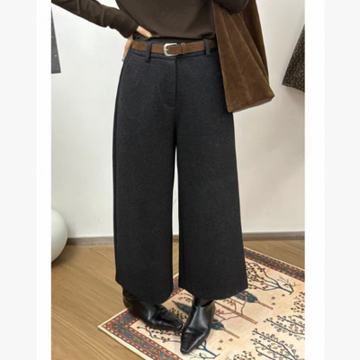 一号童品社 15605毛呢阔腿裤侧拼【A10】