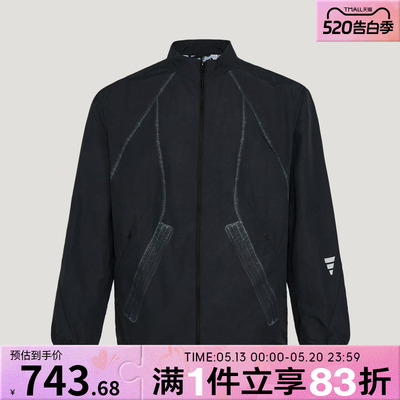 adidas阿迪达斯FOS男子外套机能梭织宽松夹克KU5308