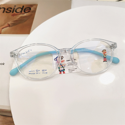 新品大嘴猴儿童小圆框近视镜架男女童复古舒适TR镜框超轻架61020