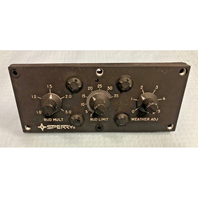 Navy SPERRY Potentiometer Rudder Control - Mult / Limit / We