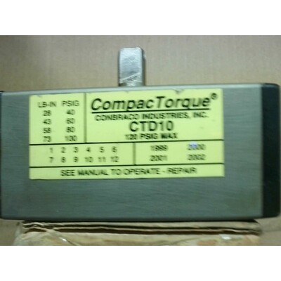 Conbraco Industries CTD10 Valve, 120 Psig, Compac Torque - N