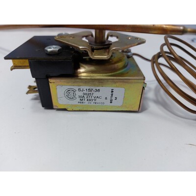 Thermostat INVENSYS SJ-157-36 30A 277VAC MT 493*F