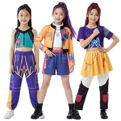 Girls Pop Singers Fancy Dress  Anime Rumi Cosplay Mira Costu