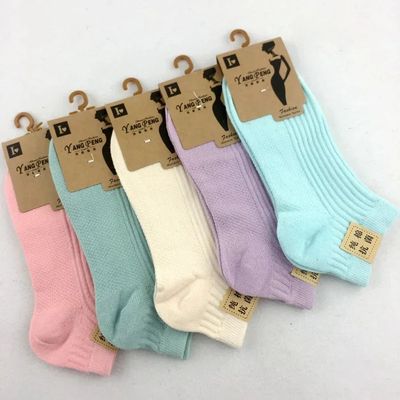 5 Pairs 100 Cotton Socks Women Men Female 1 Set Lot Color Pa
