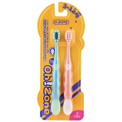 儿童牙刷3到6岁软毛6到12岁换牙期宝宝婴幼儿0到3岁小孩牙刷2支装