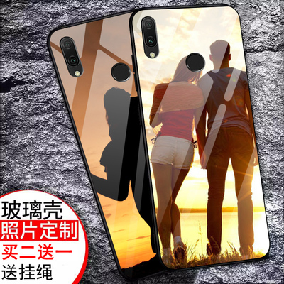 适用于华为畅享9PLUS手机壳女潮款畅享9PLUS玻璃套全包防摔华为畅享9PLUS个性创意男PLUS抖音网红可爱ins情侣