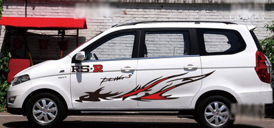 适用于新五菱宏光改装贴纸宝骏