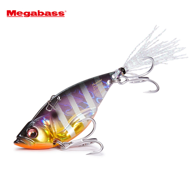 MEGABASS路亚假饵尾钩带羽毛