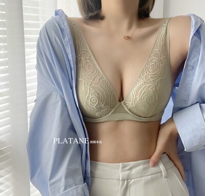 梧桐本色内衣超薄蕾丝小胸超薄杯