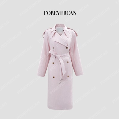 CAN进口天丝纸片人肌理感风衣