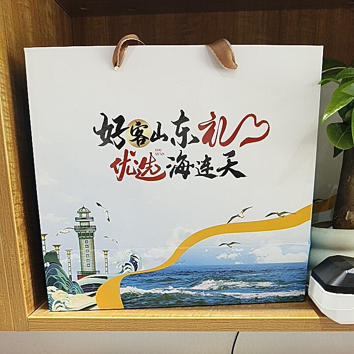 好客山东海鲜水产礼盒套装手提袋包装日照特产礼盒装礼品海产品