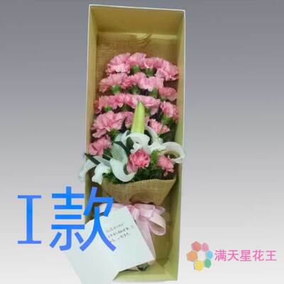 生日康乃馨青海海东订花店送花湟源互助化隆县循化县同城鲜花速递