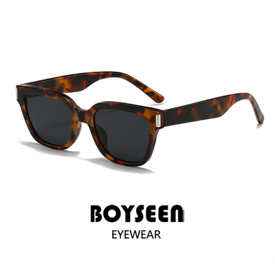 复古酒红框墨镜女可配度数