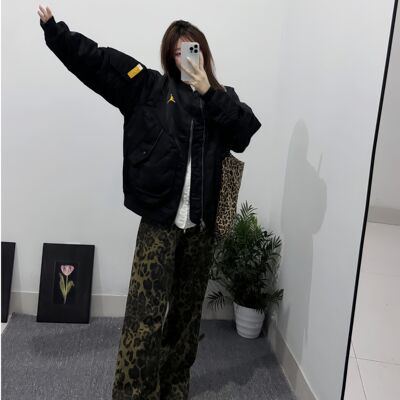 NIKE/耐克男女Jordan立领防风棉服美式复古夹克外套 CZ1191-010