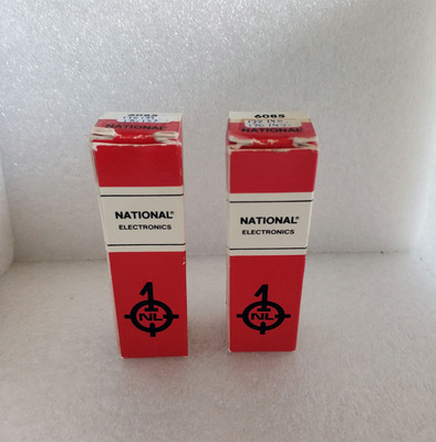 美国原装全新原盒装NATIONAL 6085/ECC80.直代ECC82/12AU7电子管