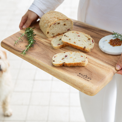 SANDAI进口长方形相思木菜板