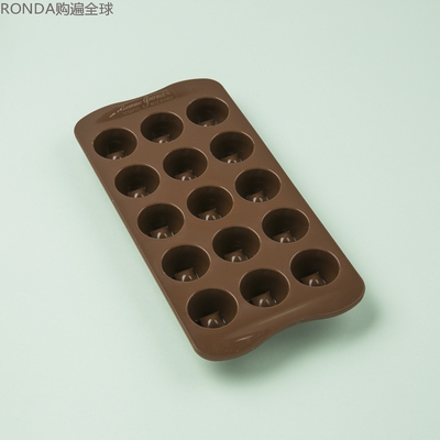DIY烘培硅胶巧克力模具连半球形