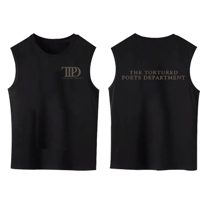 泰勒斯威夫特周边印花无袖背心