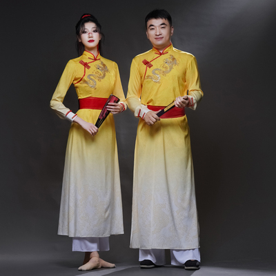 舞贝力男开场舞古典中国龙演出服