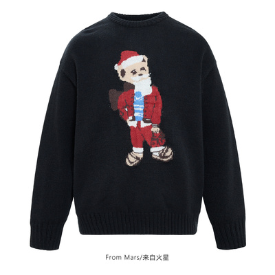 派送礼物宽松圆领毛衣女套头