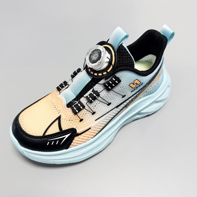 夏季福得隆运动鞋男女旋钮扣单网镂空透气防臭轻便软底学生跑步鞋