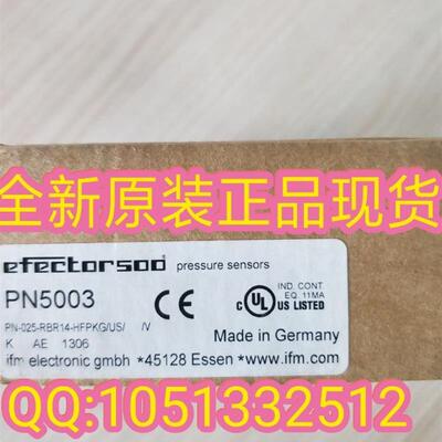 压力开关 PN5003 德国IFM 原装