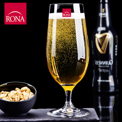 rona捷克水晶玻璃果汁高脚红酒杯