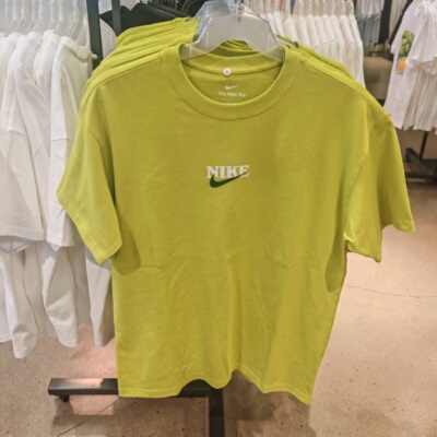 正品Nike/耐克 男子圆领运动休闲美式印花纯棉宽松T恤短袖 FN3700